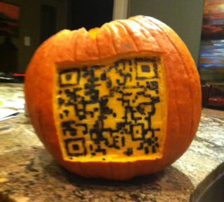 QR codes and pumpkins